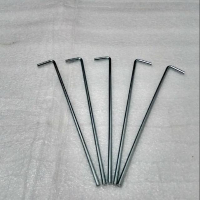 Jual Pasak besi pasak tenda outdoor | Shopee Indonesia