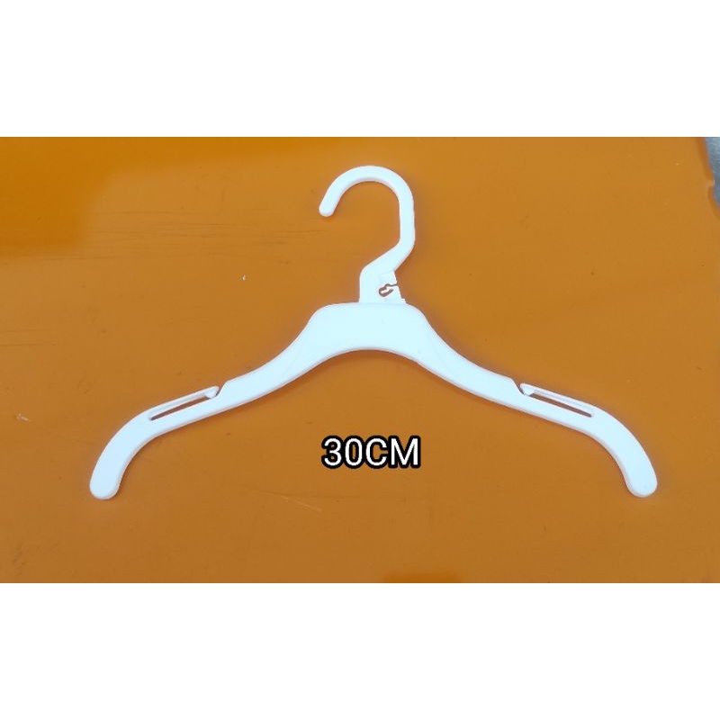 Jual hanger mall putih tebal&ulet 30/43cm | Shopee Indonesia
