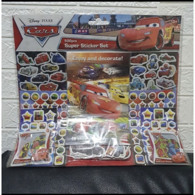Jual CARS DISNEY - SUPER STICKER SET | Shopee Indonesia