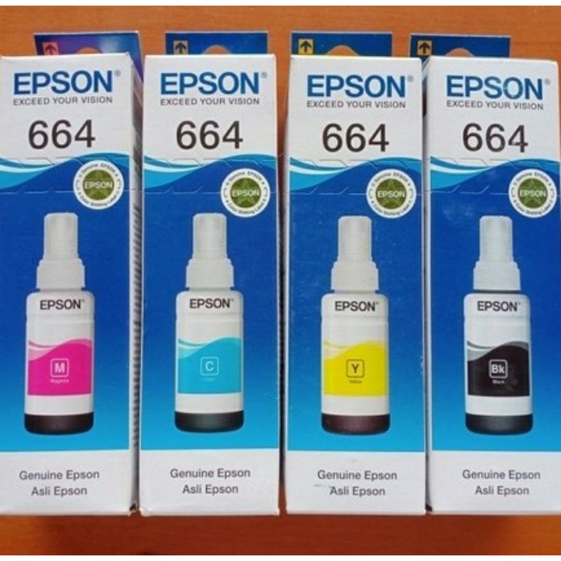 Jual Tinta epson 664 for ink printer L100 L110 L120 L200 L210 L220 L300 ...