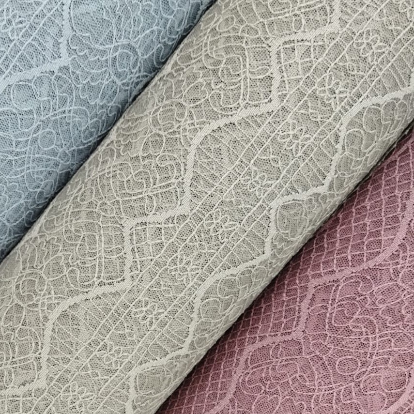 Jual Kain Brokat Tile Salur Motif Sweet Chantily Kain Kebaya Brokat - 0 ...