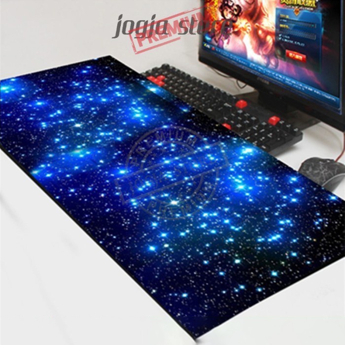 Jual Alas Keyboard Game Mouse Pad Gaming Desk Mat Motif Starlight Size ...
