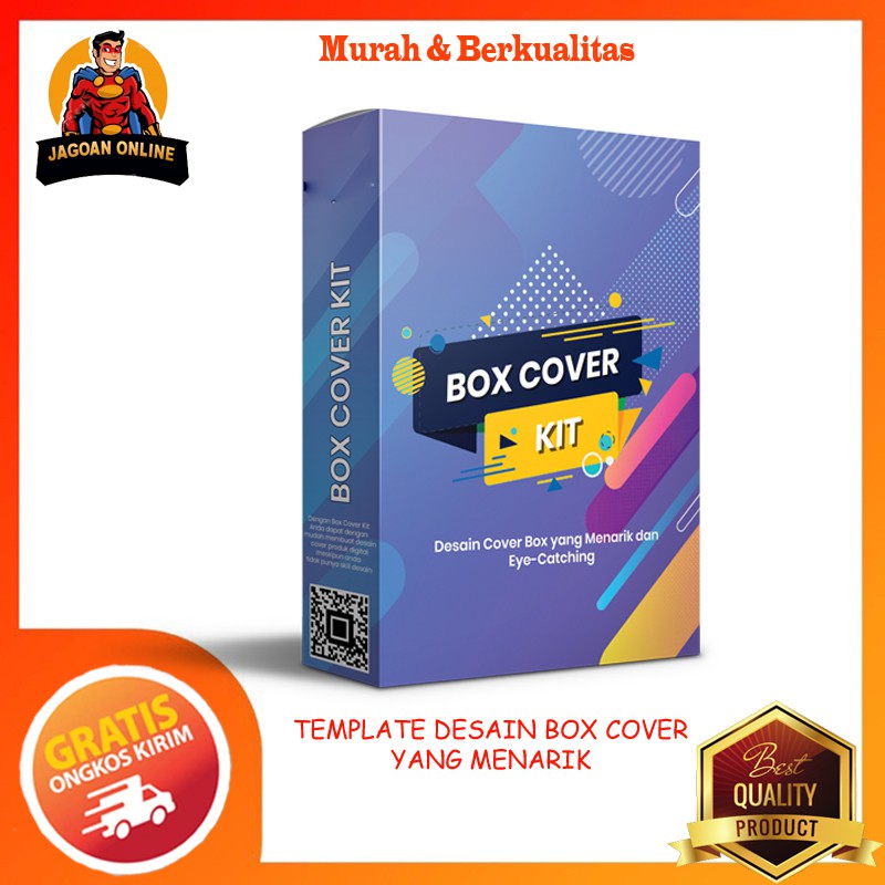 Jual Box Cover Kit | Template Desain Cover Box Produk | Shopee Indonesia