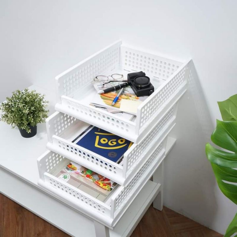 Jual Organizer Meja Folded Sliding Rack (S) | Shopee Indonesia