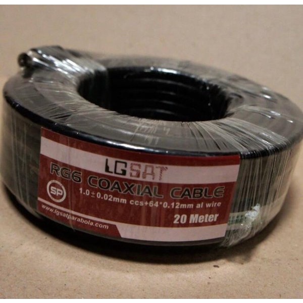 Jual Kabel Lgsat 5C 20 meter untuk Antena dan Parabola | Shopee Indonesia
