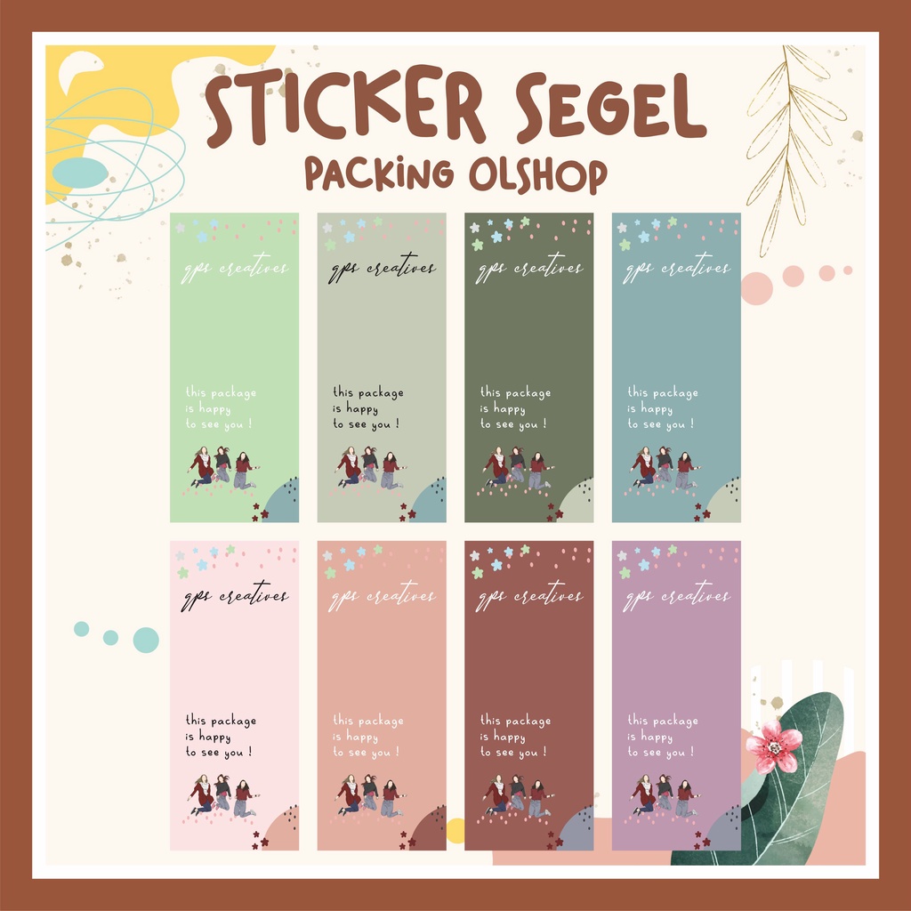 Jual Paket Stiker Box Sticker Packing Segel Box Packaging Seal Olshop ...