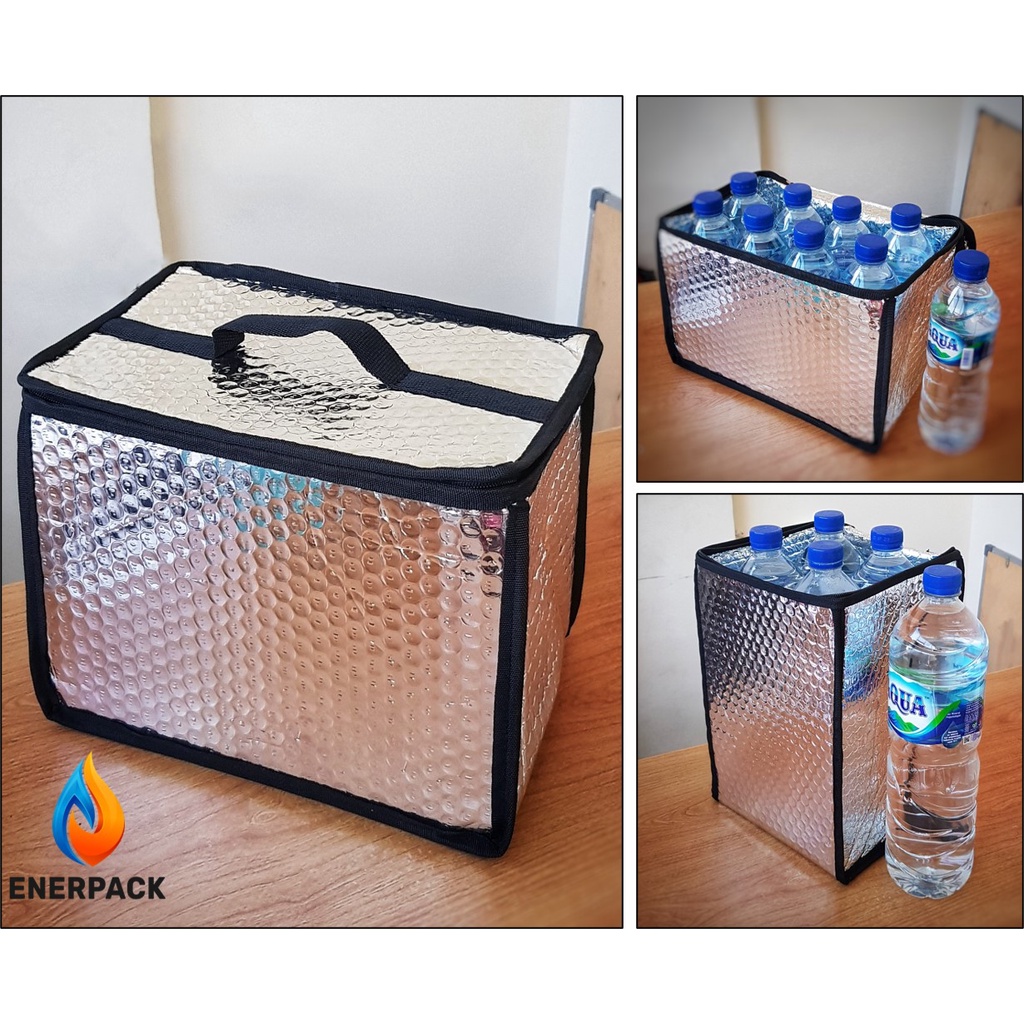 Jual TAS ALUMUNIUM FOIL EKONOMIS Warm Bag Cooler Bag - Frozen Food EP-004 | Shopee Indonesia