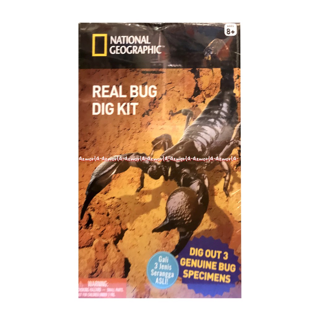 Jual National Geographic Real Bug Dig Kit Science Kit Mainan Edukasi ...