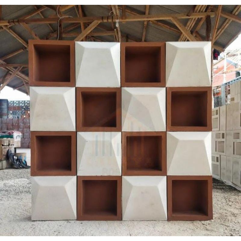 Jual roster modern/roster beton/roster minimalis/roster motif diamon ...
