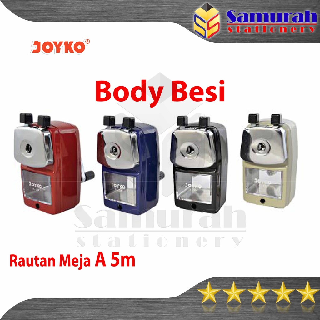 Jual Rautan Meja Putar Joyko A-5m Besi / A 5m Serutan Duduk Kotak ...