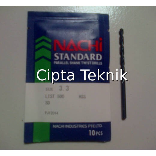 Jual Mata Bor Nachi 3.3mm - Matabor Nachi 3,3mm | Shopee Indonesia