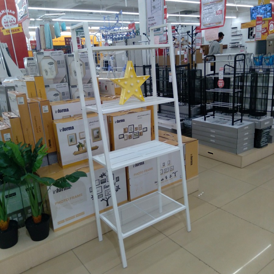 Jual Rak bunga tingkat Baja Serbaguna susun 4 libbie Informa dekorasi ...