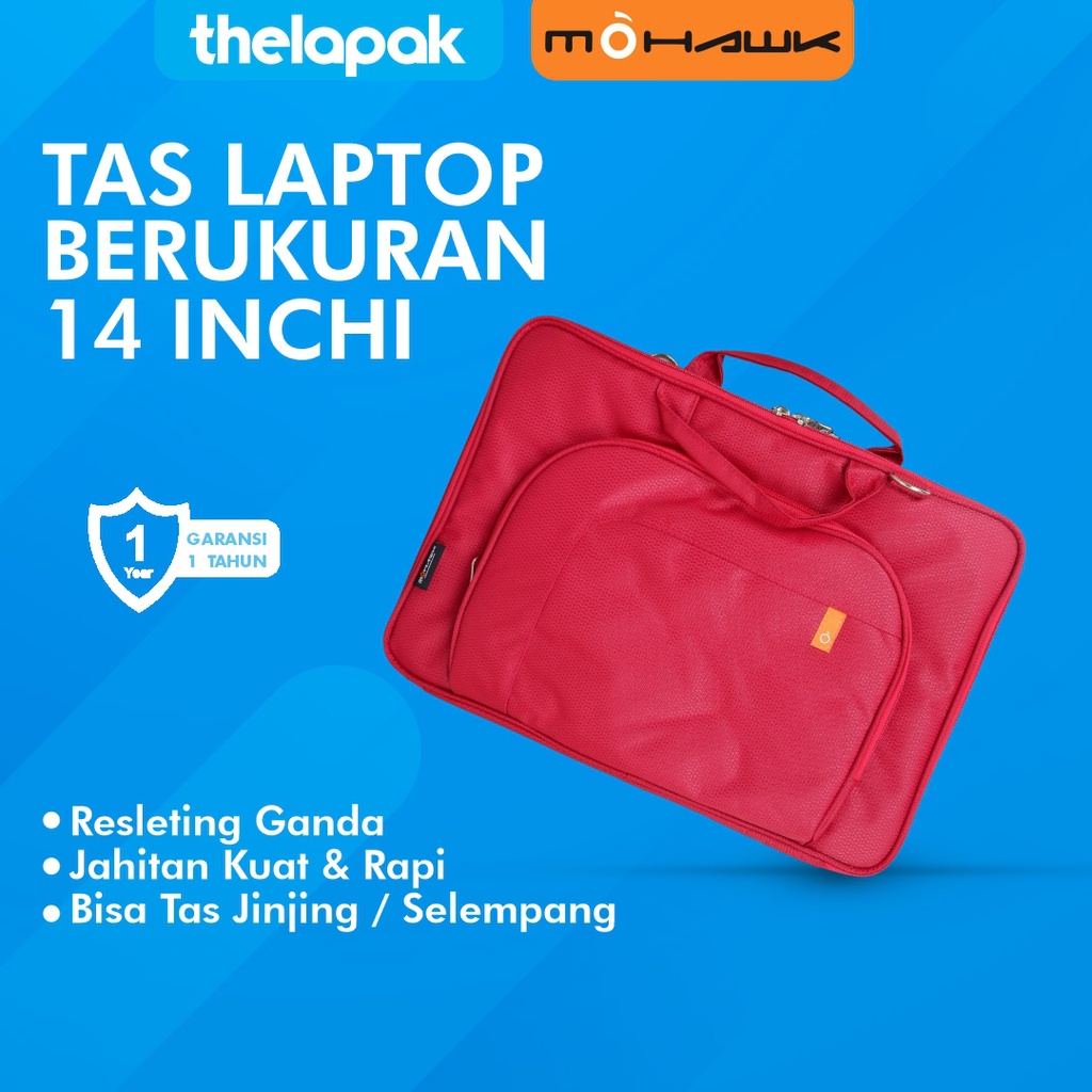Jual Notebook Softcase Mohawk HK03 Tas Laptop 14 Inch Jahitan Kuat 2 ...