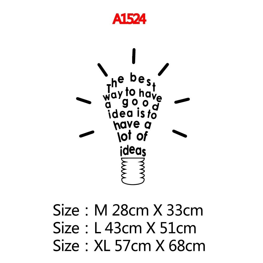 Jual Stiker Dinding Wall Cutting Sticker Custom Quote Quotes Kata ...