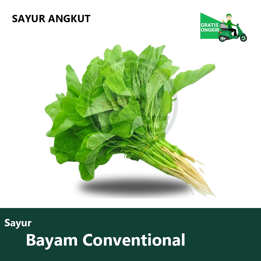 Jual Sayur Angkut - Bayam Conventional 250/500gr | Shopee Indonesia