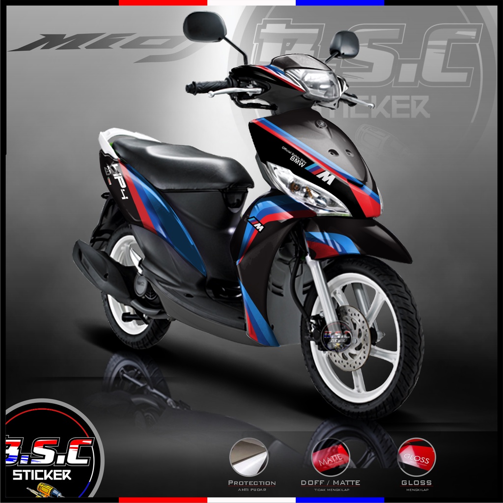 Jual Sticker Decal Full Body Yamaha Mio J Motif BMW Livery | Shopee ...