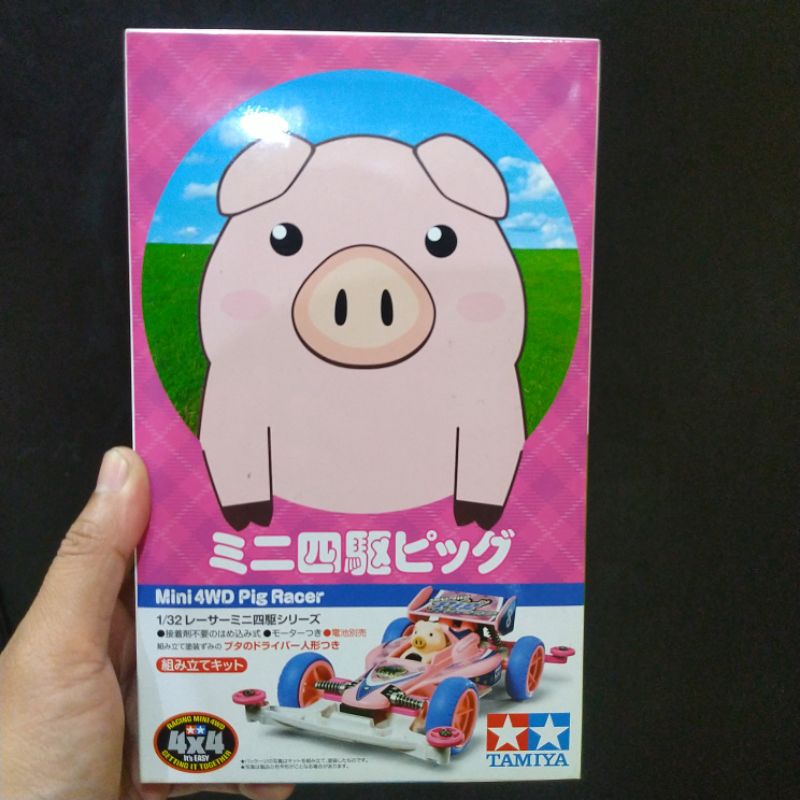 Jual TAMIYA 18089 MINI 4WD PIG RACER | Shopee Indonesia