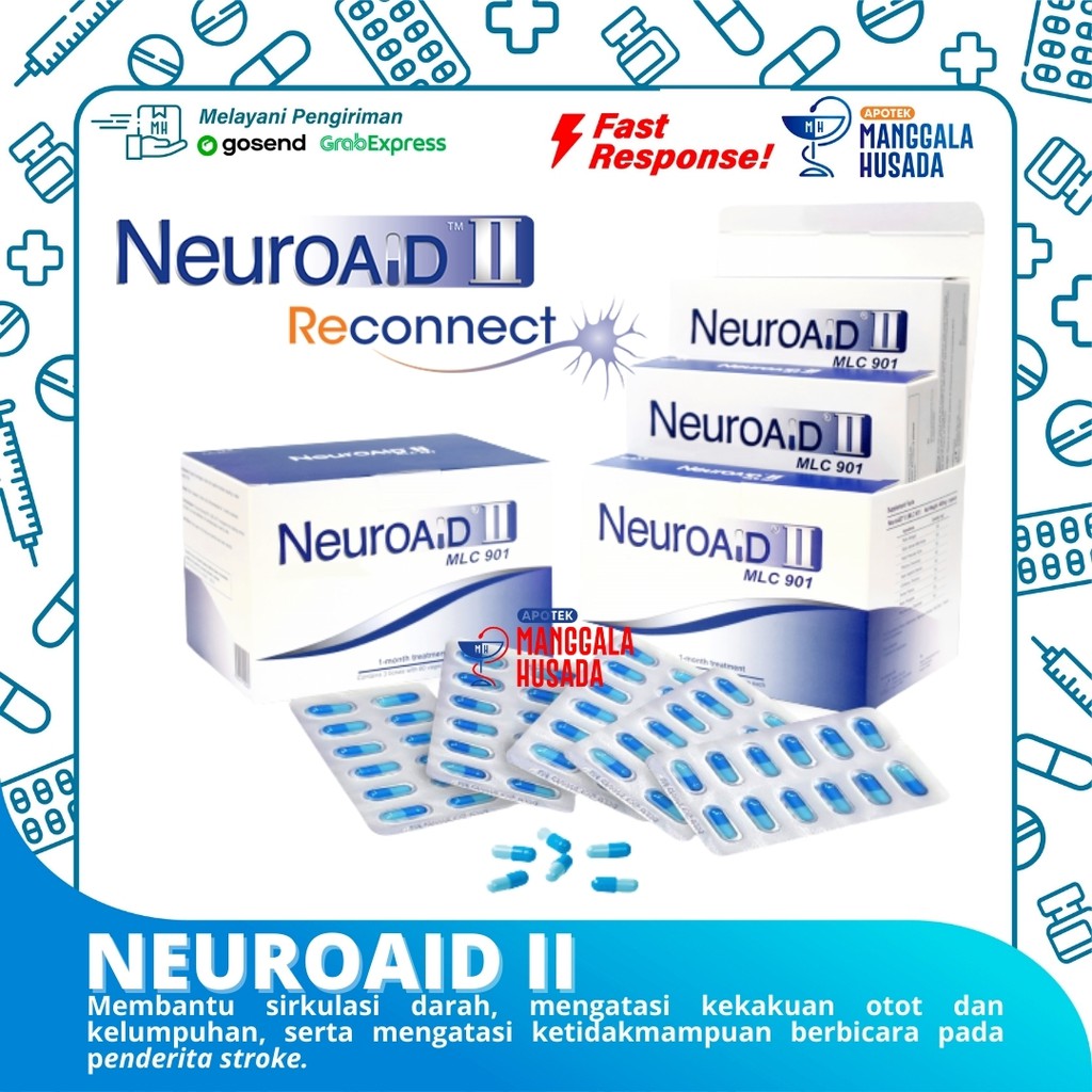 Jual NEUROAID II MLC 901 1 STRIP @ 12 KAPSUL - ORIGINAL | Shopee Indonesia