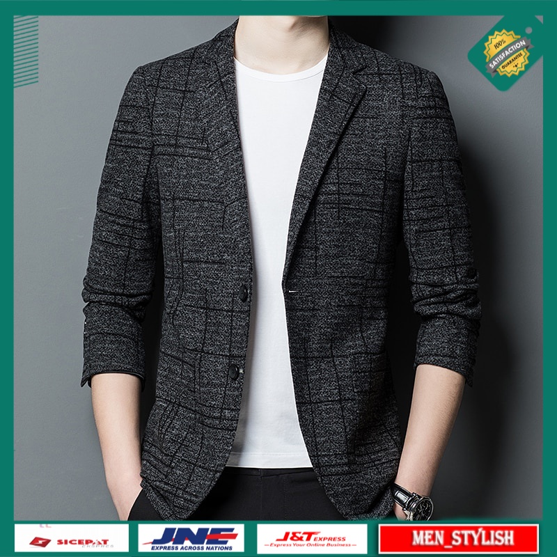 Jual Blazer Pria Casual Premium Blazer Men Fashion Casual Blazer Men ...