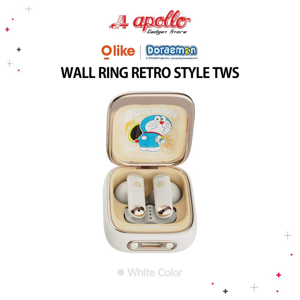 Jual Olike Doraemon True Wireless Bluetooth Earphone Earbuds TWS RING ...