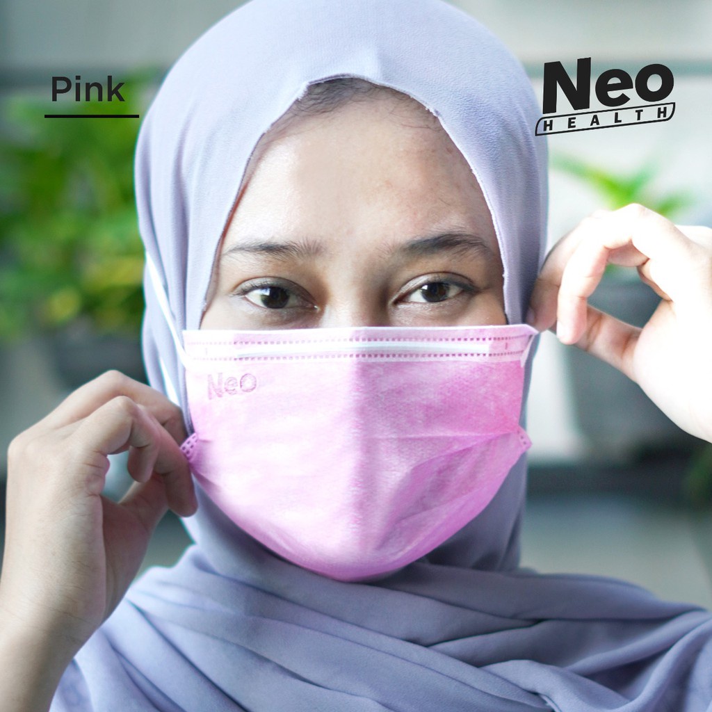 Jual Masker Medis NEO HEALTH Hijab/Headloop 3ply | Shopee Indonesia