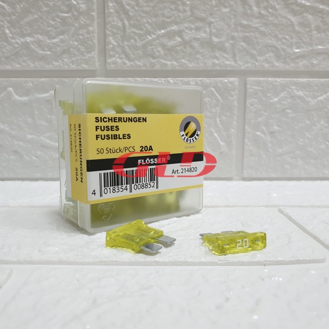 Jual FUSE DX BIG 20A FLOSSER GERMANY- SEKRING TUSUK / TANCAP BESAR ...
