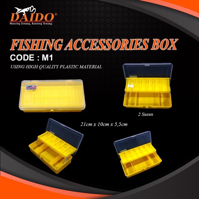 Jual Kotak pancing 2 tingkat / Box pancing 2 tingkat | Shopee Indonesia
