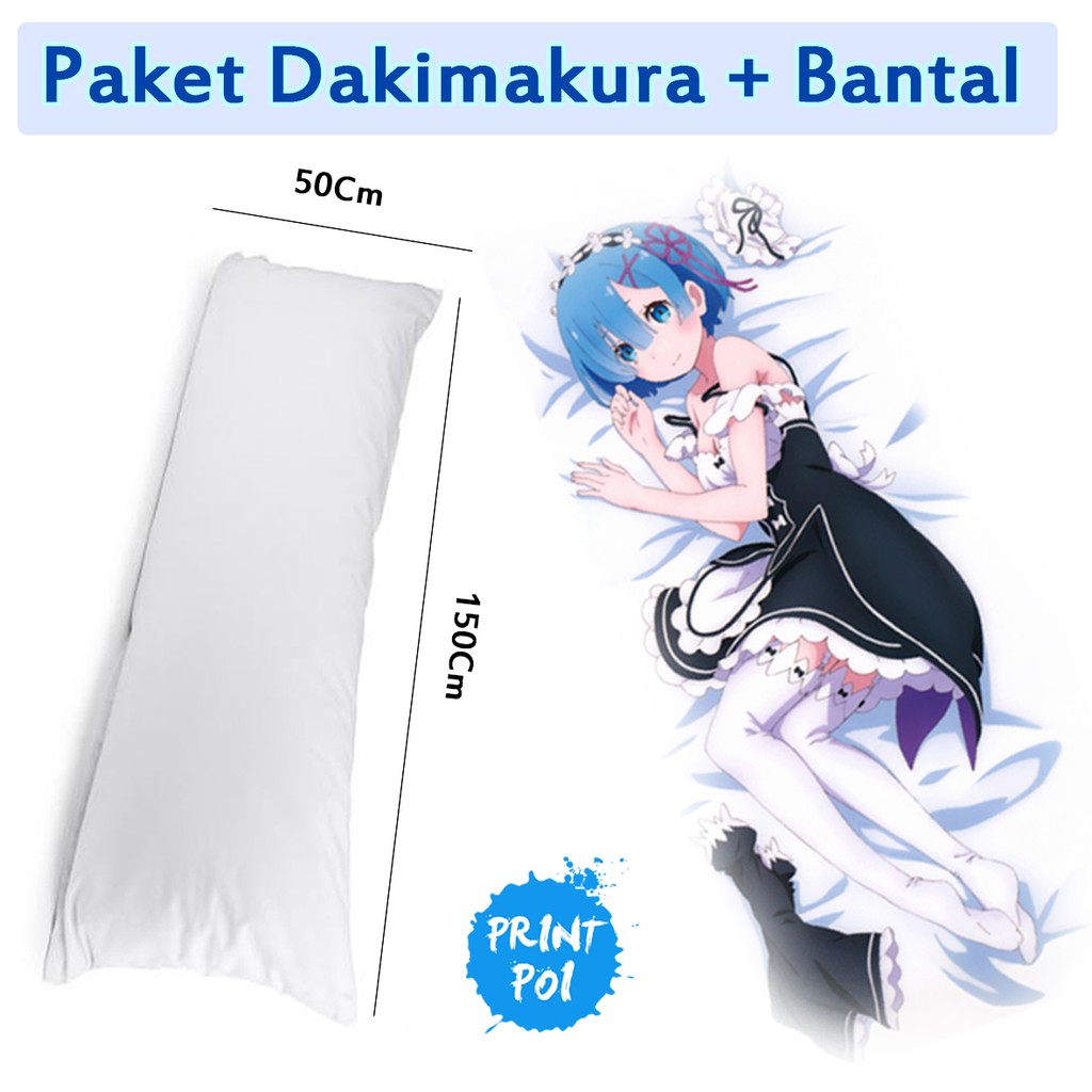 Jual Paket Dakimakura Anime CUSTOM Kesukaan Mu PrintPoi | Shopee Indonesia