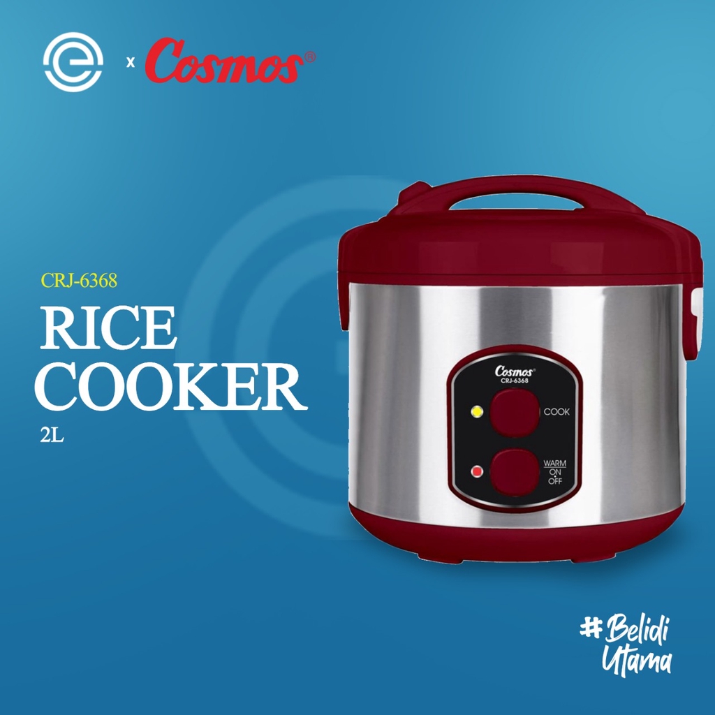 Jual COSMOS Rice Cooker Harmond 2L CRJ-6368 | Shopee Indonesia