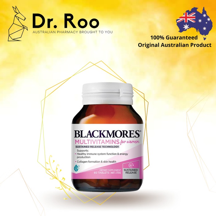 Jual Blackmores Multivitamin For Women Sustained Release Tablets 60 Tablets | Shopee Indonesia