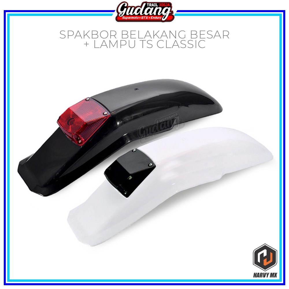 Jual Spakbor Slebor Belakang HRV TS Besar 125 Klasik Plus Lampu | Shopee Indonesia
