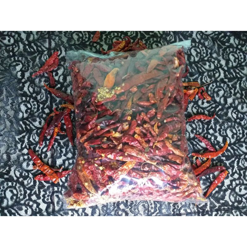 Jual CABE INDIA-CABE TEJA/CABE RAWIT KERING TANPA TANGKAI KEMASAN 500GR ...