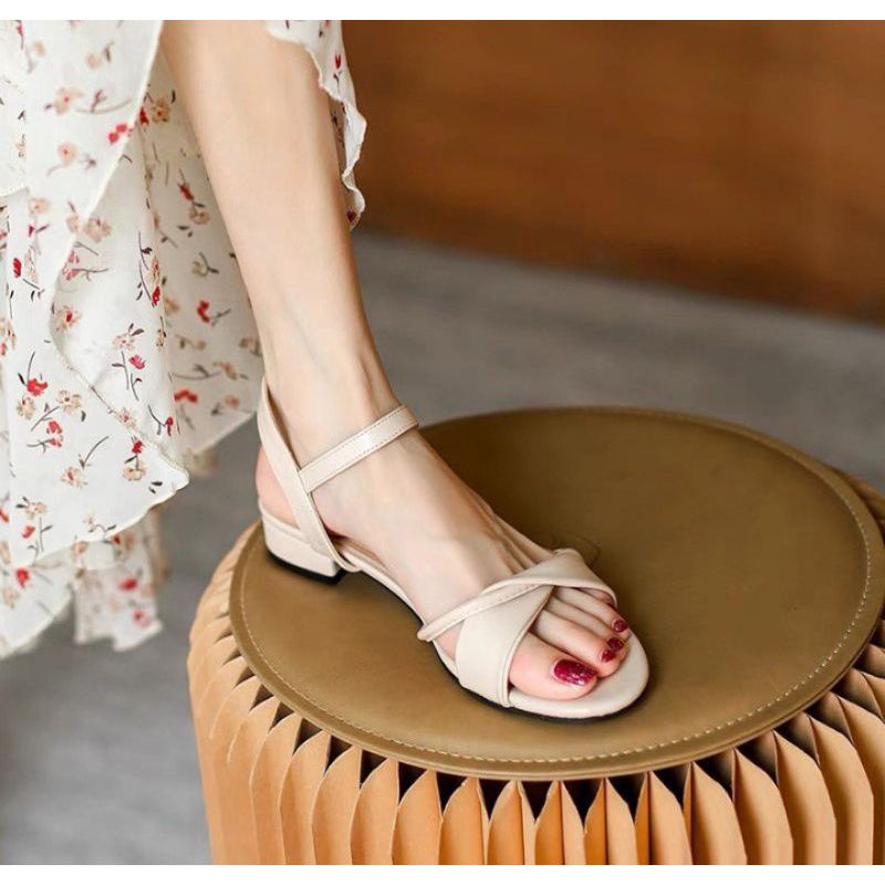 Jual Sandal Heels Wanita Terbaru Strap Tali R 30 | Shopee Indonesia