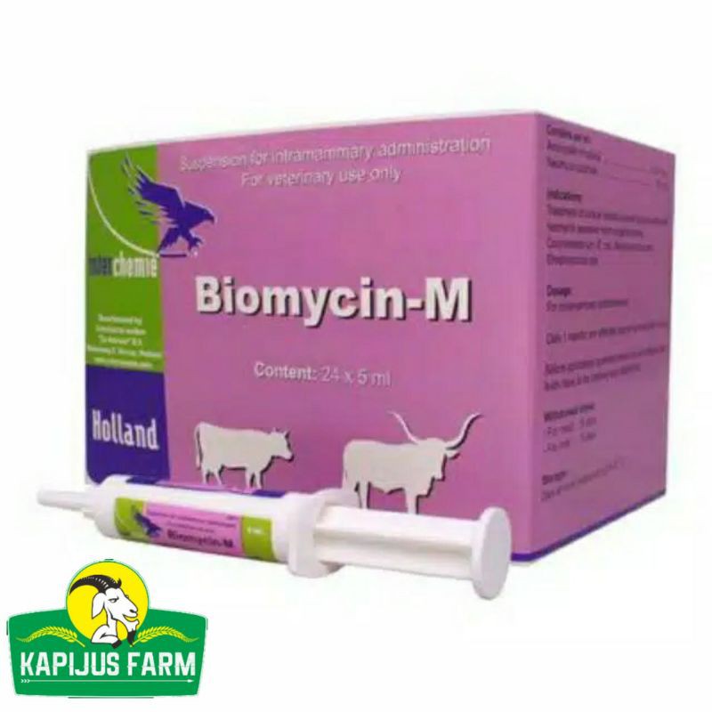 Jual Biomycin M Obat Mastitis Radang Ambing Sapi dan Kambing | Shopee ...