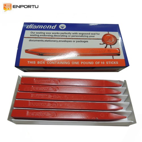 Jual Diamond Segel Lak Set 10 Batang / Sealing Wax / Siegel Lack Red ...