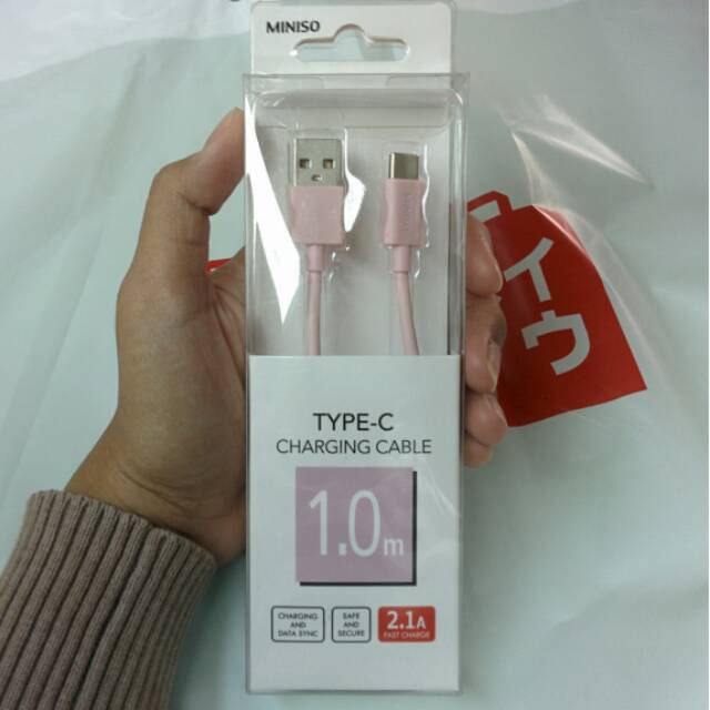 Jual Miniso Kabel Data Type C 1 Meter | Shopee Indonesia