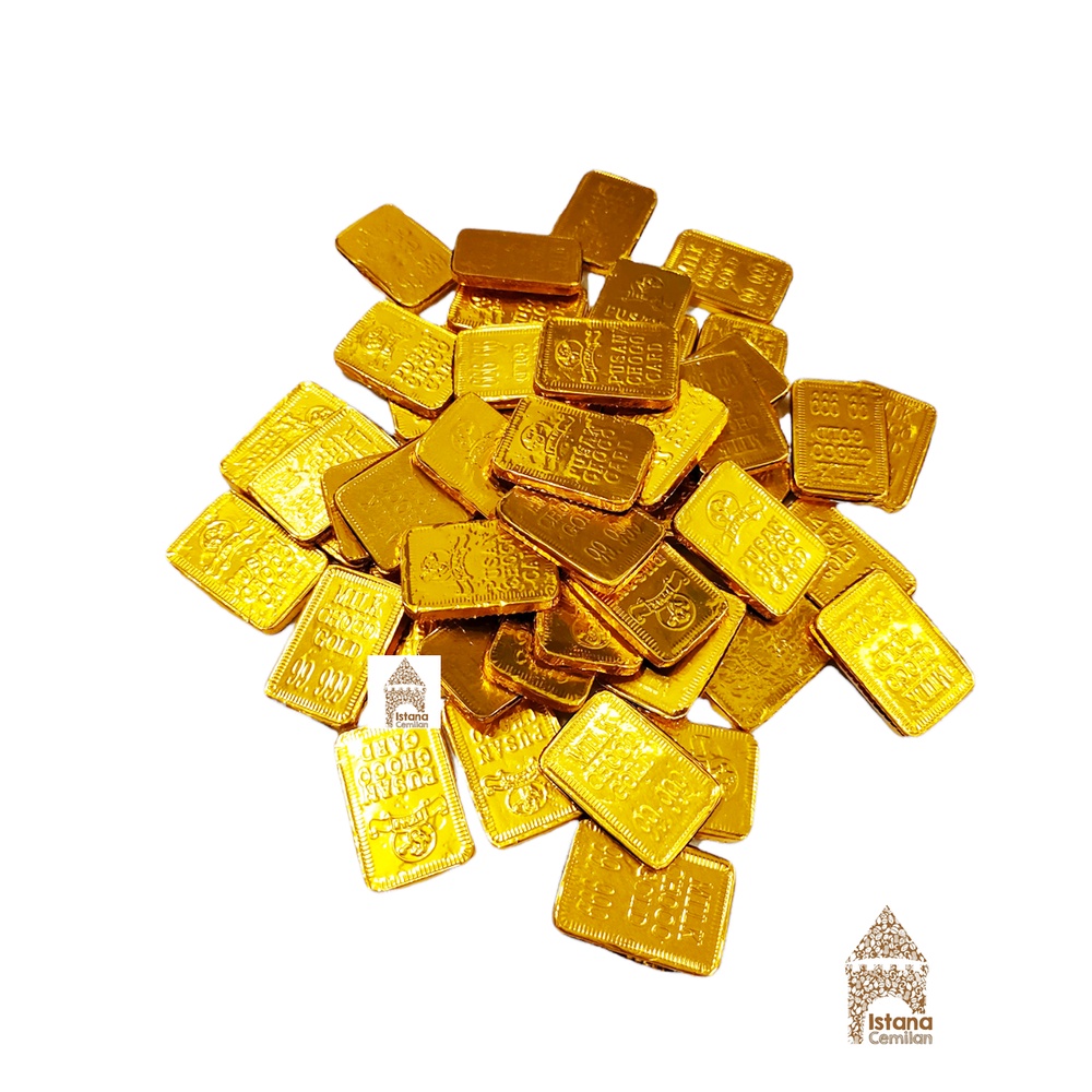 Jual Pusan Cokelat Emas Batang / Batangan Gold Bar SATUAN | Shopee ...