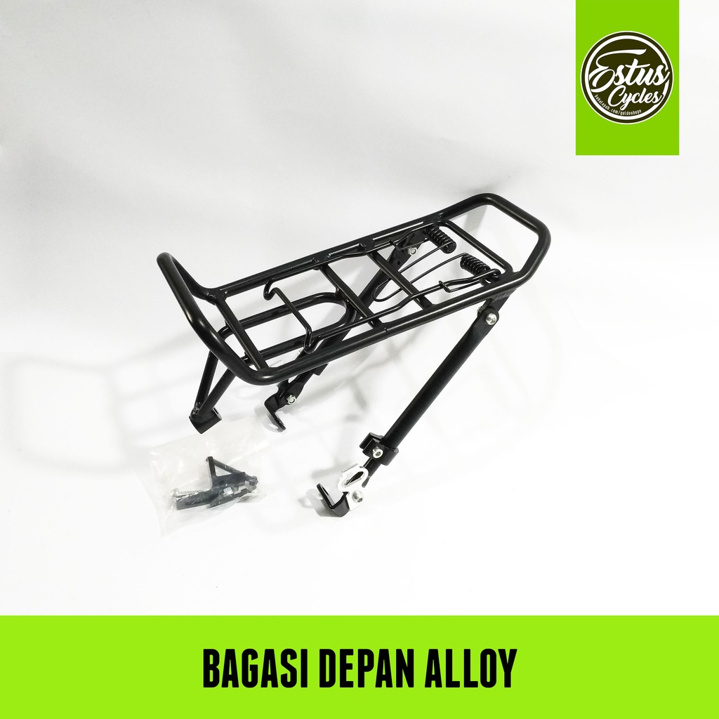 Jual Rak Bagasi Depan Pannier Sepeda Bagasi Touring Commuter City Bike ...