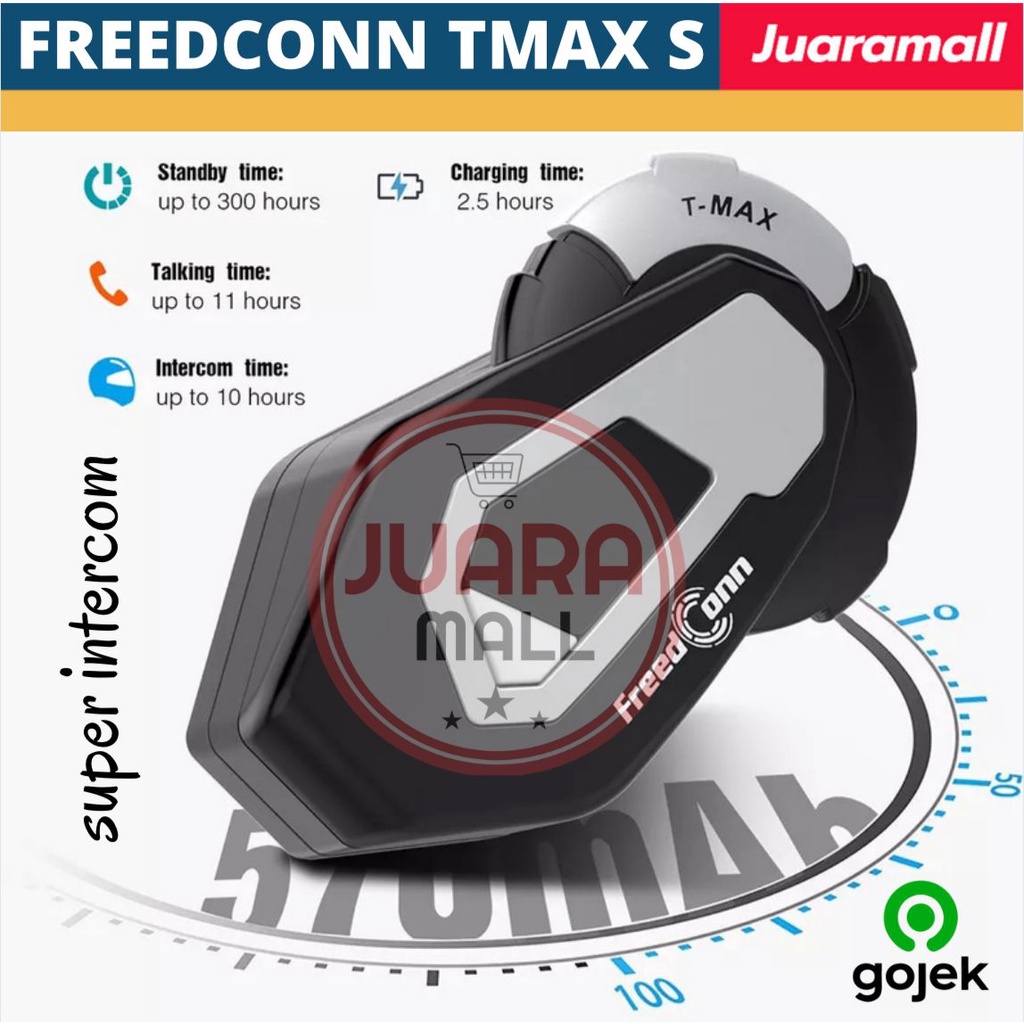 Jual INTERCOM TMAX S INTERCOM HELM DUALMIC HYBRID BLUETOOTH HELM ...