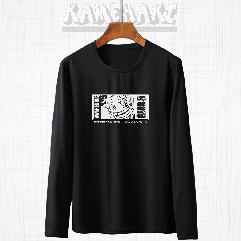 Jual Kaos Longsleve Anime LUFFY GEAR 5 AWAKENING HITO HOTO NO MI NIKA ... Jual Kaos Longsleve Anime LUFFY GEAR 5 AWAKENING HITO HOTO NO MI NIKA ...
