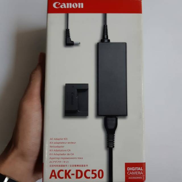 Jual Canon ACK-DC50 AC Adapter kit For Powershot G (ORIGINAL) | Shopee ...
