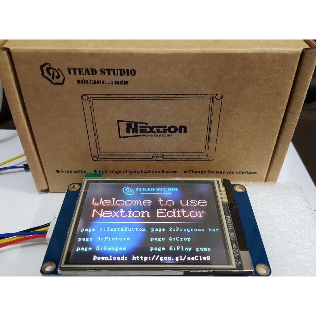 Jual Nextion 2.8 HMI UART LCD TFT Touchscreen 320x240px for Arduino ...