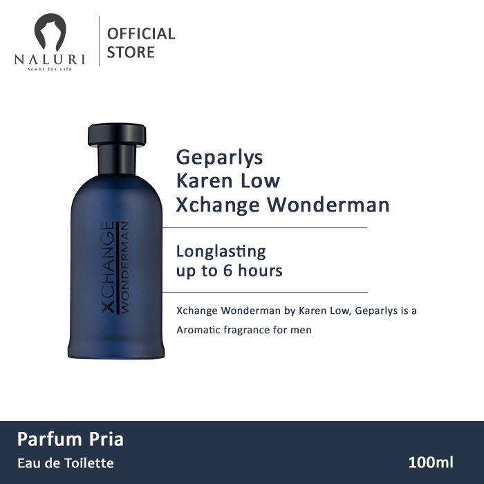 Jual Parfum Original Geparlys Xchange Wonderman For Men EDT 100ml ...