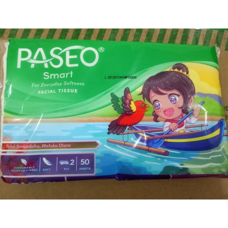 Jual Tissue Paseo Travel Pack 50sheets 2ply (10packs) | Shopee Indonesia