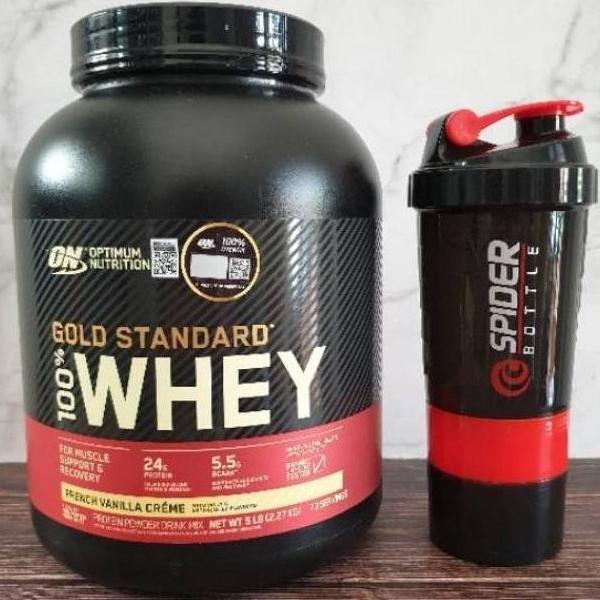 Jual ON WHEY GOLD STANDARD 5 LBS OPTIMUM NUTRITION WHEY PROTEIN WGS NON COD FDF54646FC | Shopee ...