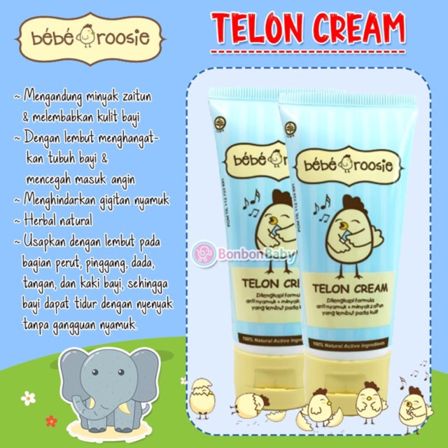Jual Bebe roosie Telon Cream 60g | Shopee Indonesia