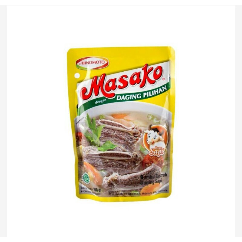 Jual Ajinomoto Penyedap Rasa Masako Sapi 100G | Shopee Indonesia