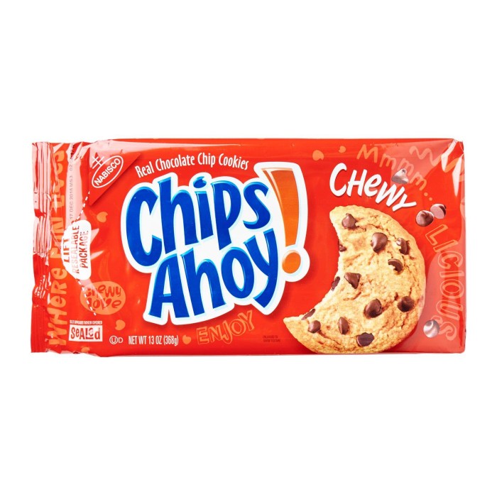 Jual Nabisco Chips Ahoy Chewy Chocolate Chip Cookies 368G | Shopee ...
