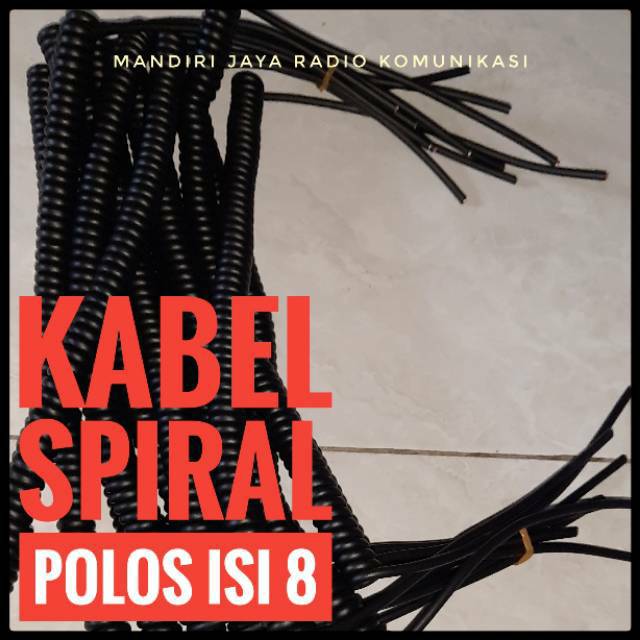 Jual Kabel spiral rig icom alinco yaesu dan kenwood kabel isi 8 ...