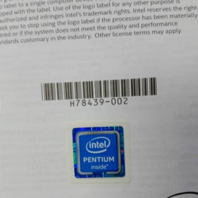 Jual Stiker Intel Pentium | Shopee Indonesia